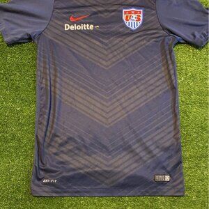 Nike | Shirts | Nike Us Soccer Shirt Mens Small Blue Training Kit ...
